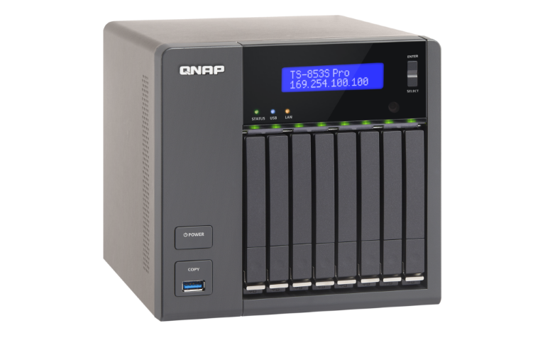 The QNAP TS-853S Pro NAS 8-Bay for 2.5 SSD and HDD Unboxing and ...