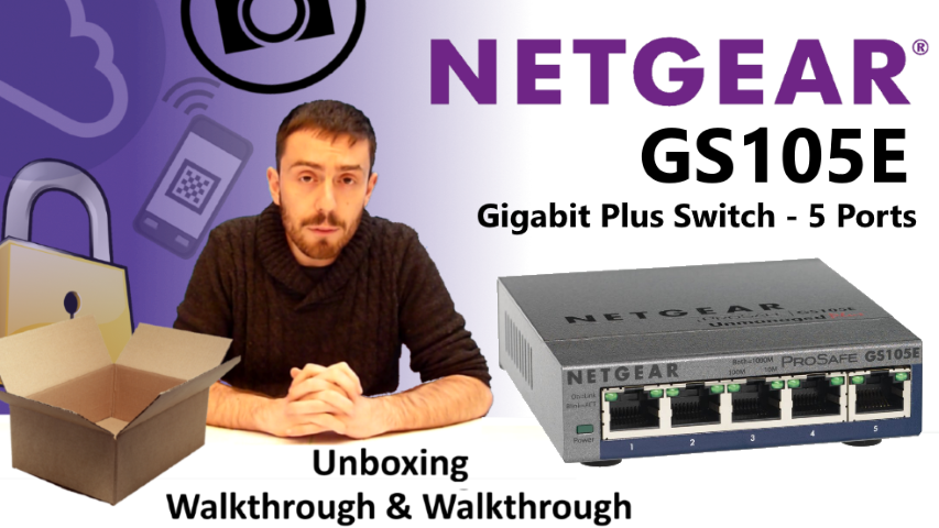 The NetGear Gigabit Plus Switch GS105E-200UKS 5-Port Unboxing and ...