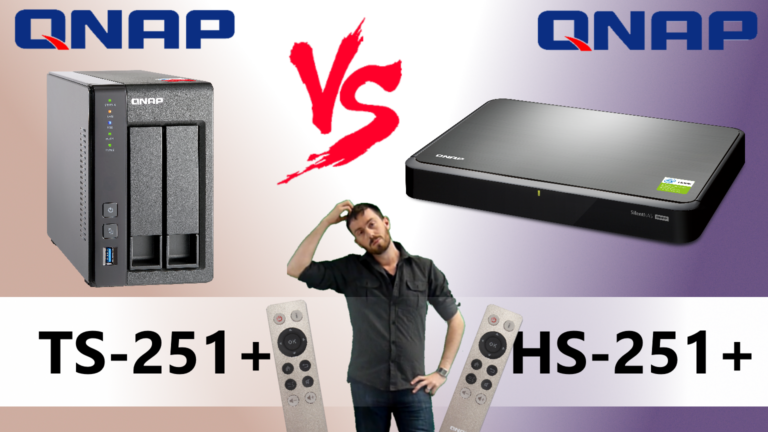 The QNAP HS-251+ versus the QNAP TS-251+ Quiet Home NAS Comparison ...