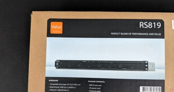 Synology RS819 Review – NAS Compares