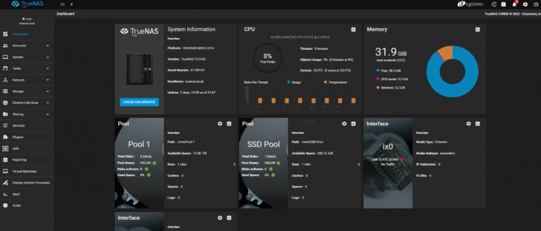 Synology DSM 7 vs TrueNAS Core – Design, GUI and Customization – NAS ...