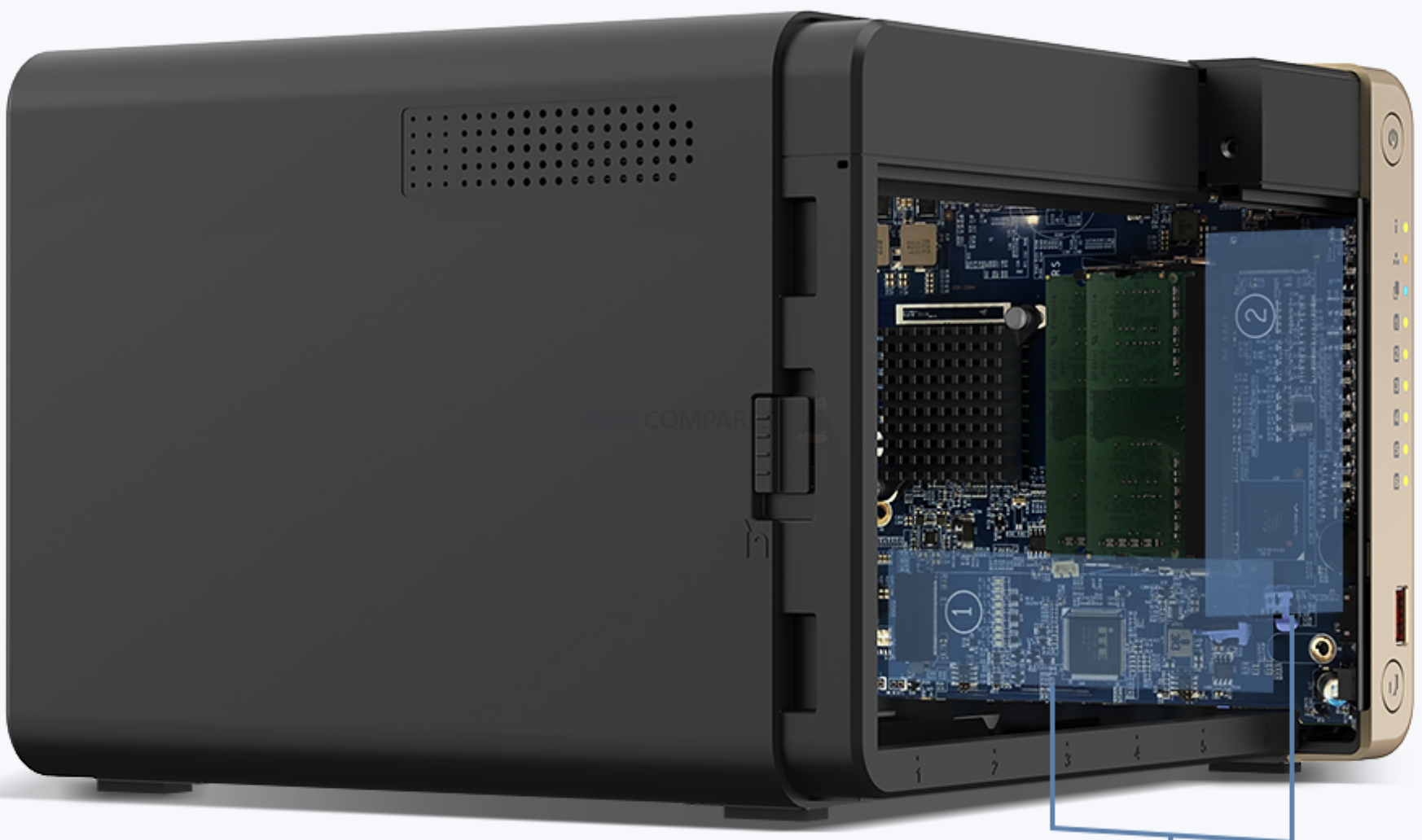 Qnap TS-664 quad-core 2.5GbE NAS with M.2 NVMe cache – NAS Compares