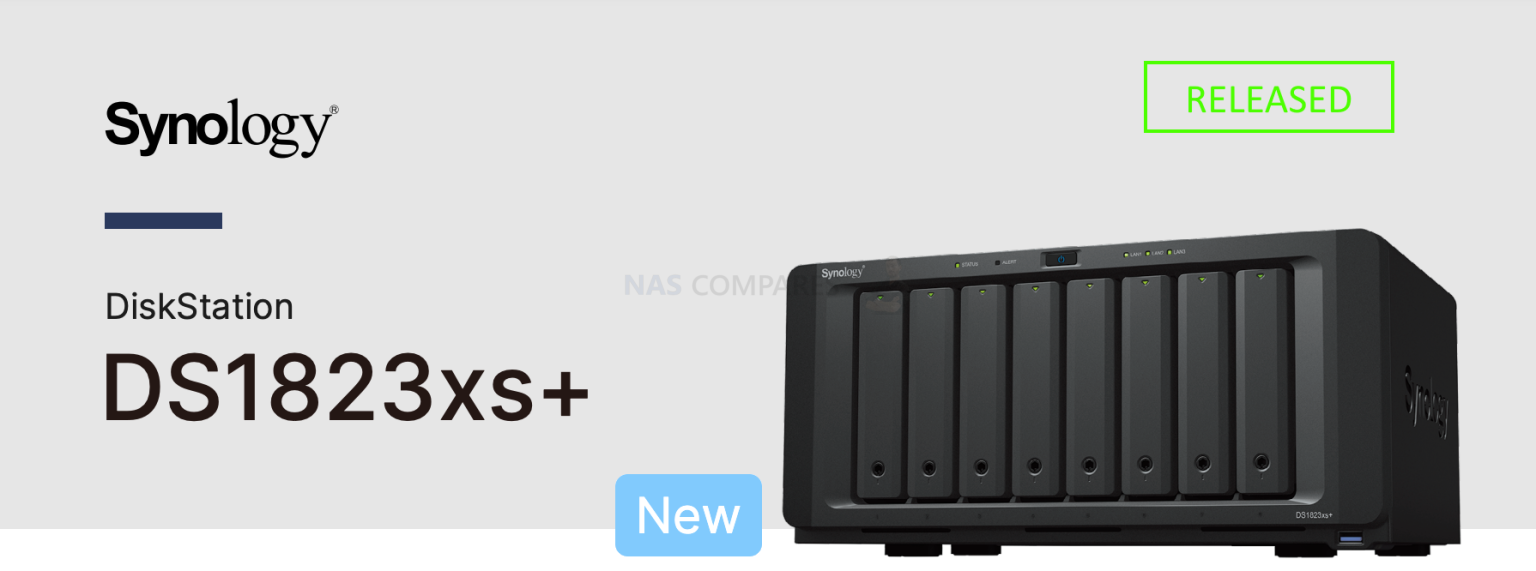 Unleash the speed with the DS1823xs+ 8-Bay NAS: Boasting 10GbE and NVMe ...