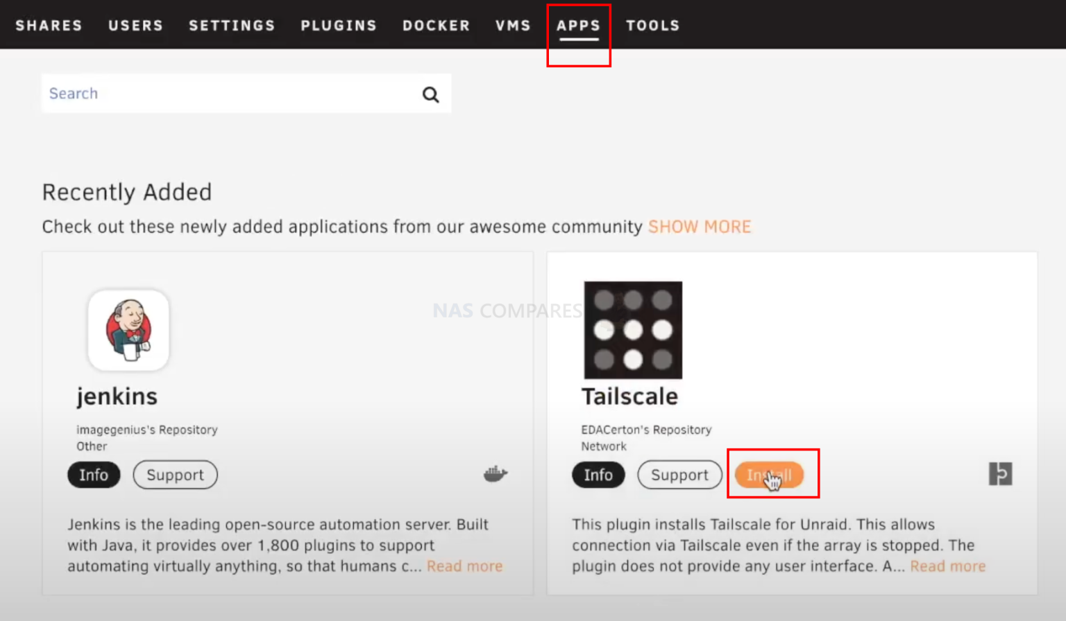 How to install & set up UNRAID NAS server (SMB, Tailscale VPN and plex) – NAS Compares