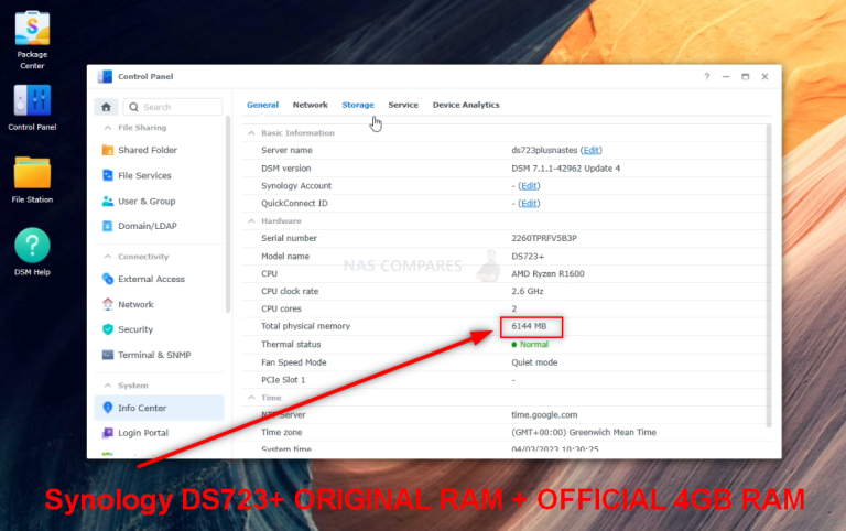 Synology DS723+ NAS Unofficial Memory Upgrades – Crucial, Kingston ...