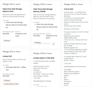 A History of NAS Kickstarter Campaigns! – NAS Compares