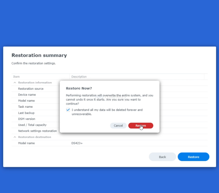 How To Fully Backup Synology Dsm System Image With Hyper Backup To Another Synology Nas Nas