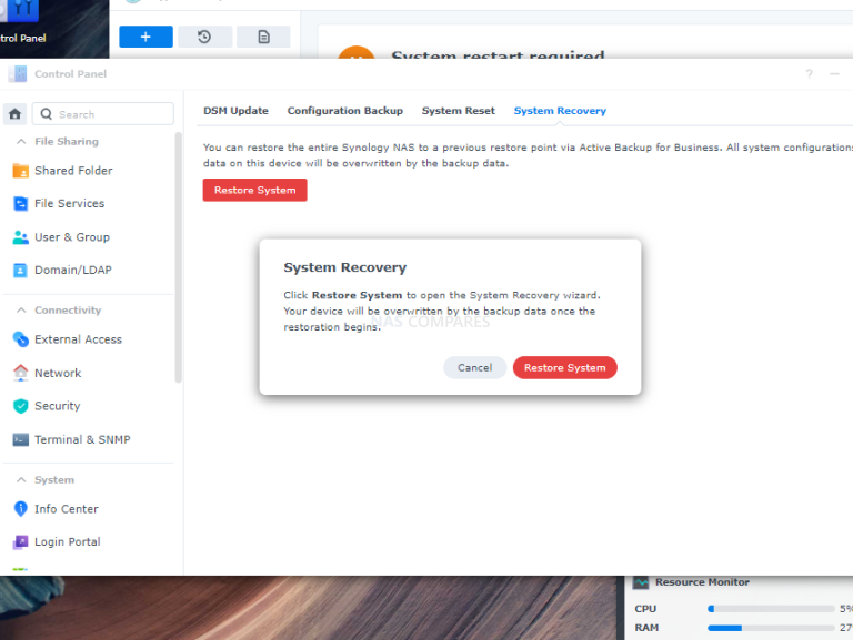 How To Fully Backup Synology Dsm System Image With Hyper Backup To Another Synology Nas Nas