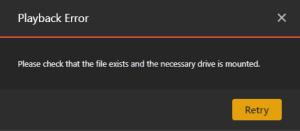 PLEX Playback Error: Please check that the file exists and the necessary drive is mounted [fixed ...