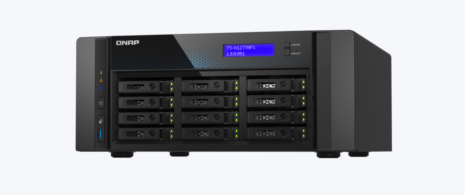 QNAP TS-h1277AFX: High-Performance All-Flash NAS for Creative ...